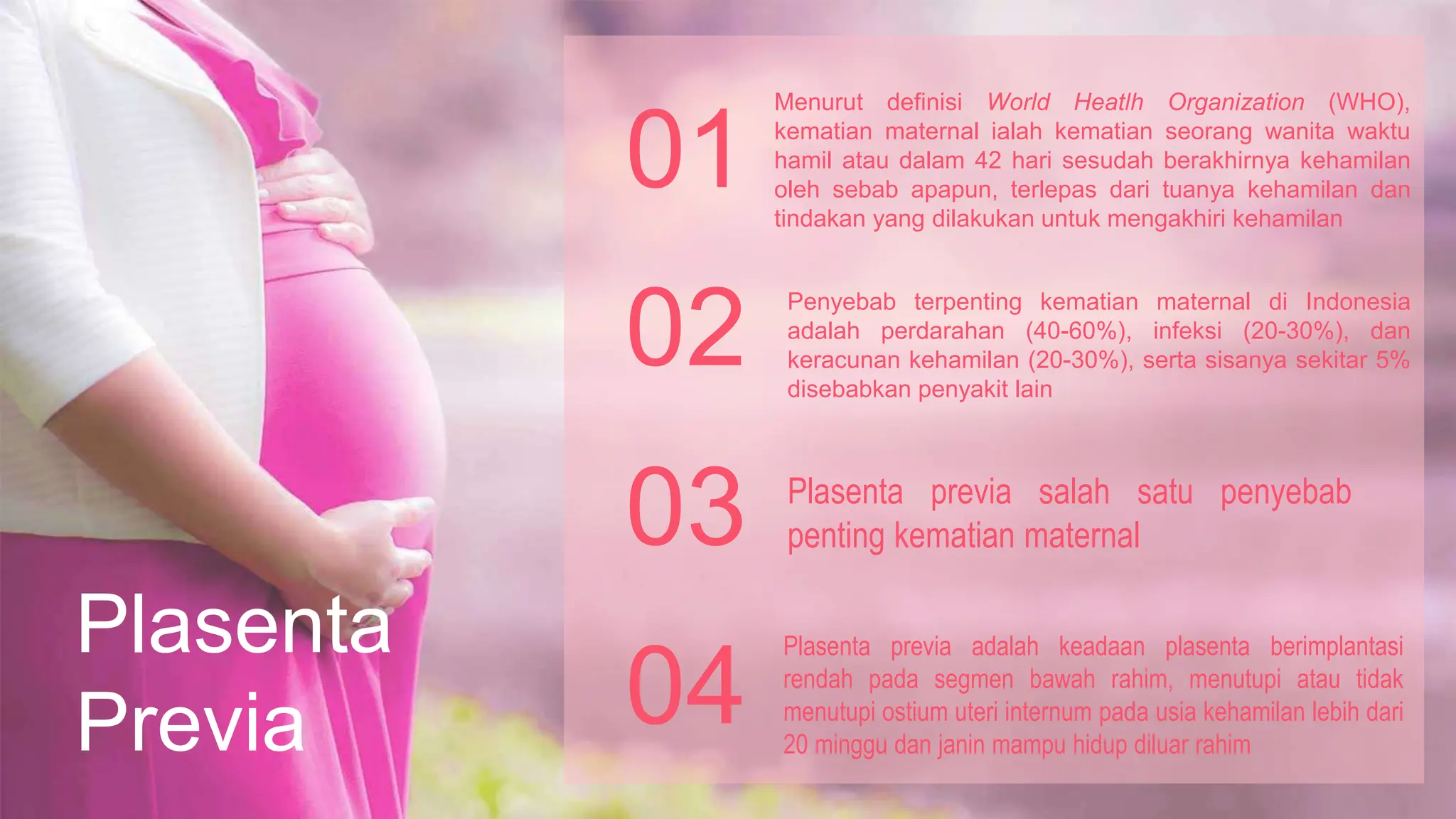 Power point edukasi PLASENTA PREVIA. ppt | PPTX