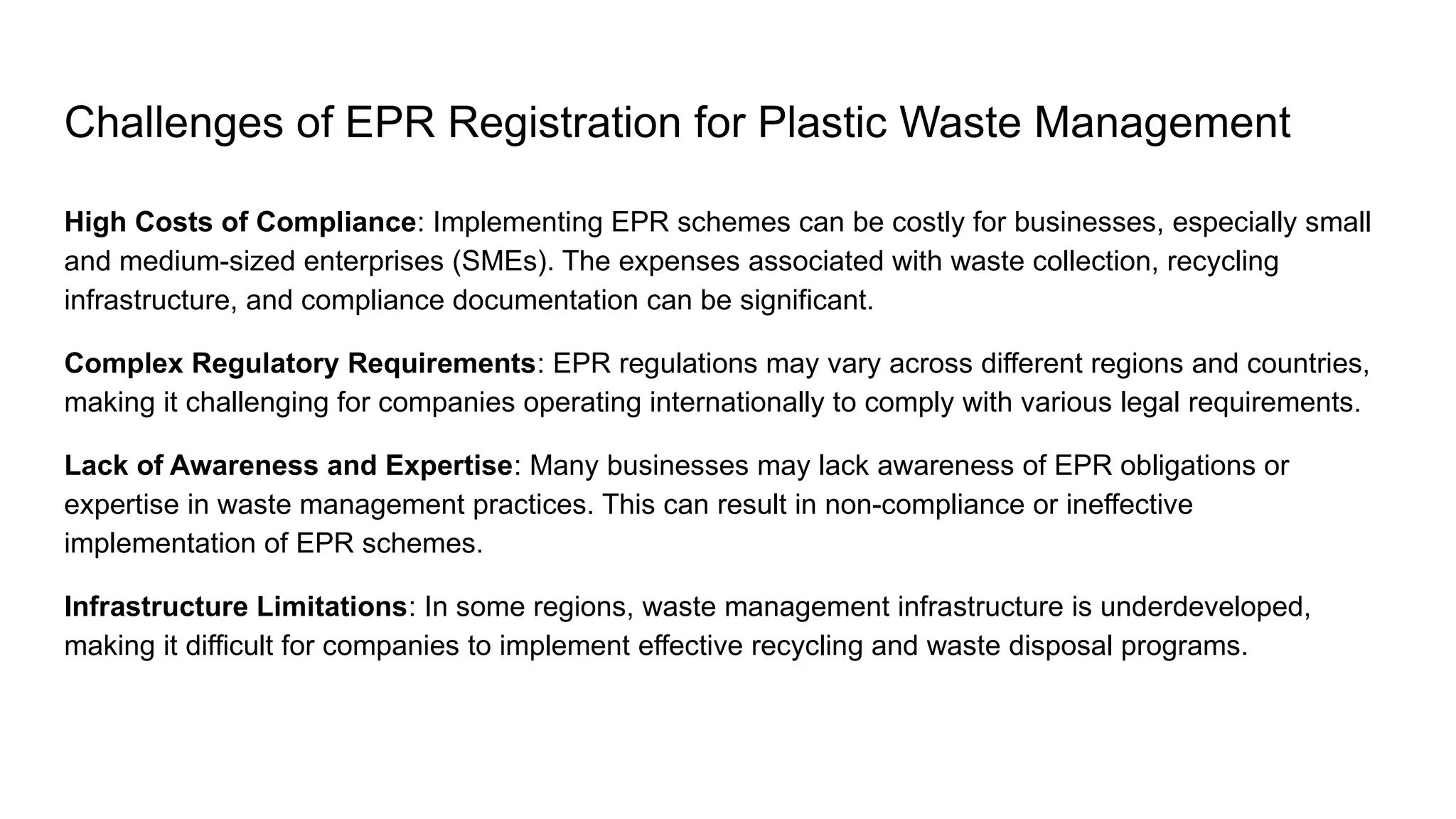 What are the benefits of EPR Registration in Plastic Waste Management | PPT