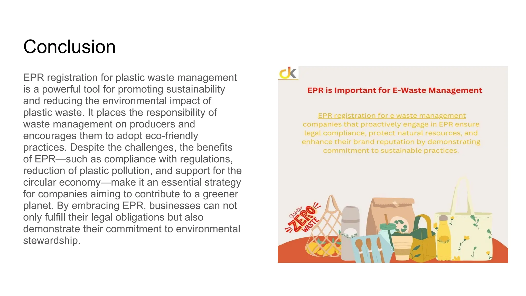 What are the benefits of EPR Registration in Plastic Waste Management | PPT