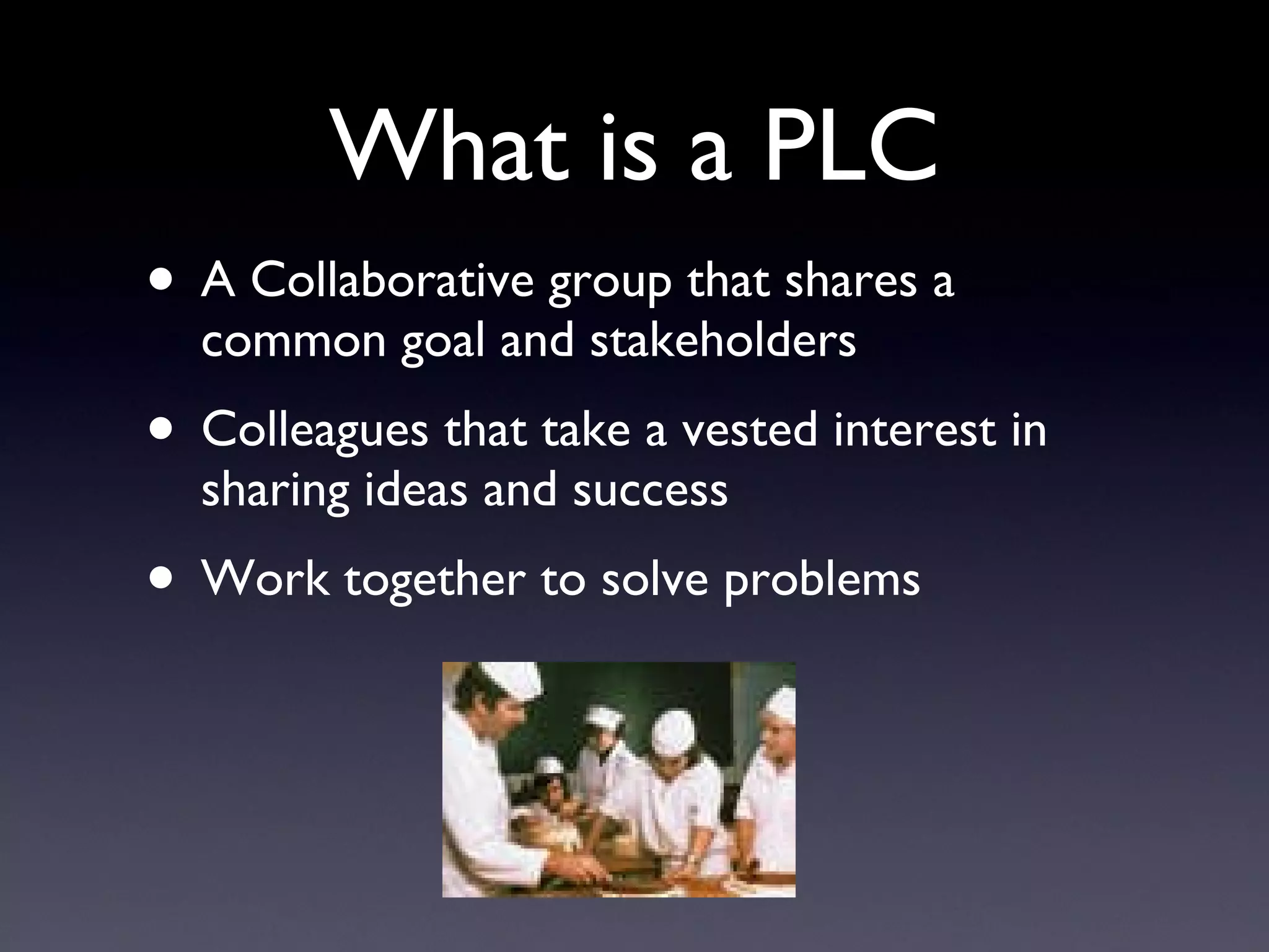 Power Point on Professional Learning Communities | PPT