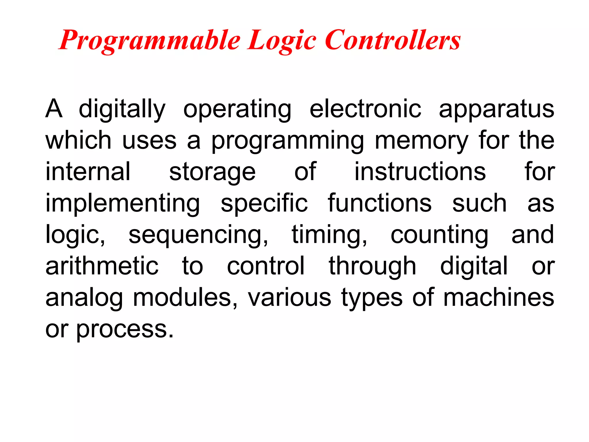 PLC Training | PPTX | Computing | Technology & Computing