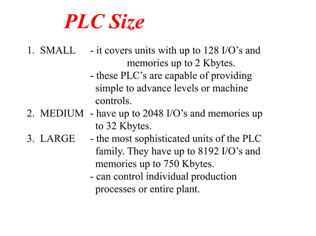 PLC Training | PPTX | Computing | Technology & Computing