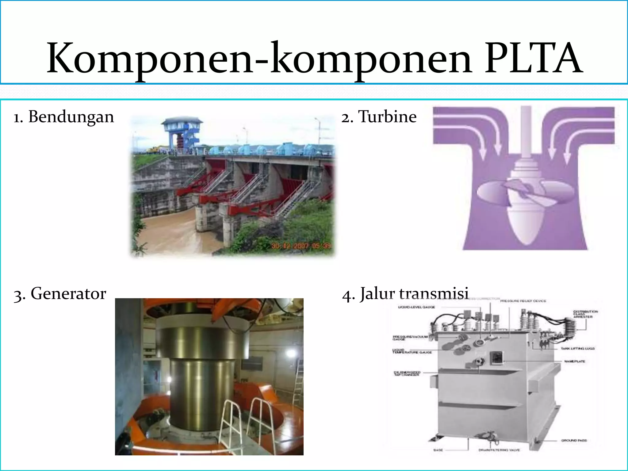 PLTA (Pembangkit Listrik Tenaga Air) | PPTX
