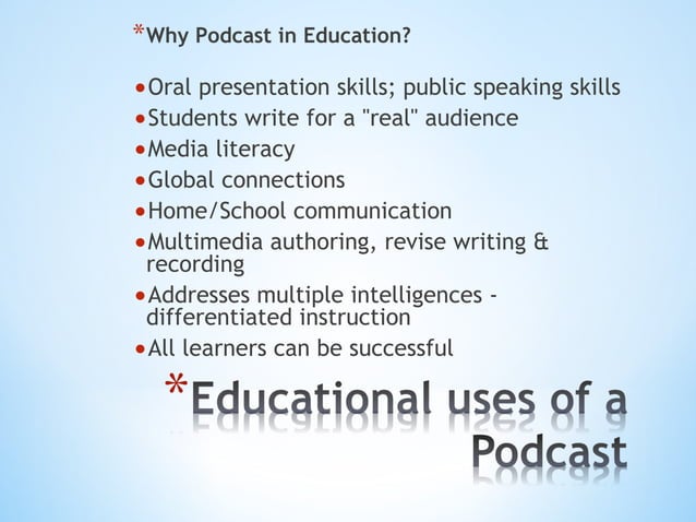 Ppt podcast | PPT