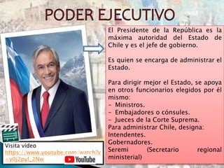 PPT EXPLICATIVO LA ORGANIZACION POLITICA DE CHILE | PPTX