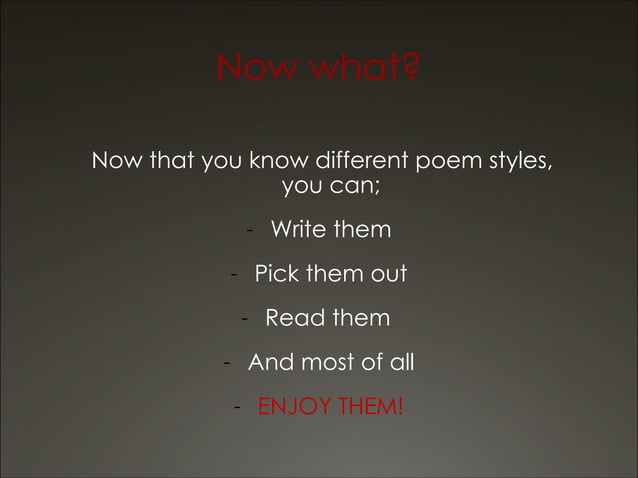 Ppt Poems2 | PPT