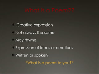 Ppt Poems2 | PPT