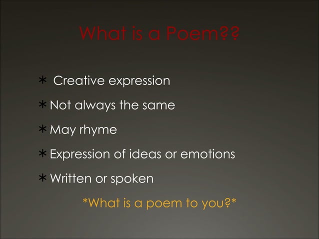 Ppt Poems2 | PPT
