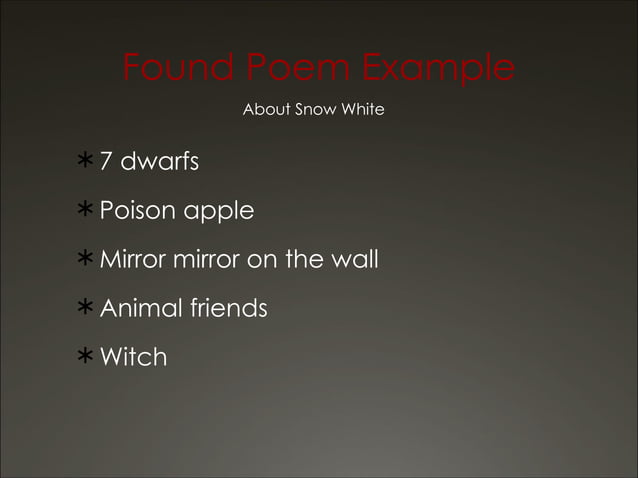 Ppt Poems2 | PPT