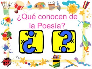Ppt poesia | PPT