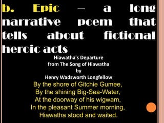 TYPES OF POETRY | PPTX