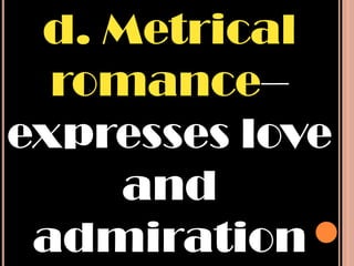 TYPES OF POETRY | PPTX