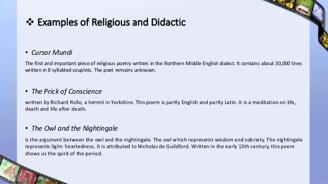 Middle english examples - pagmate