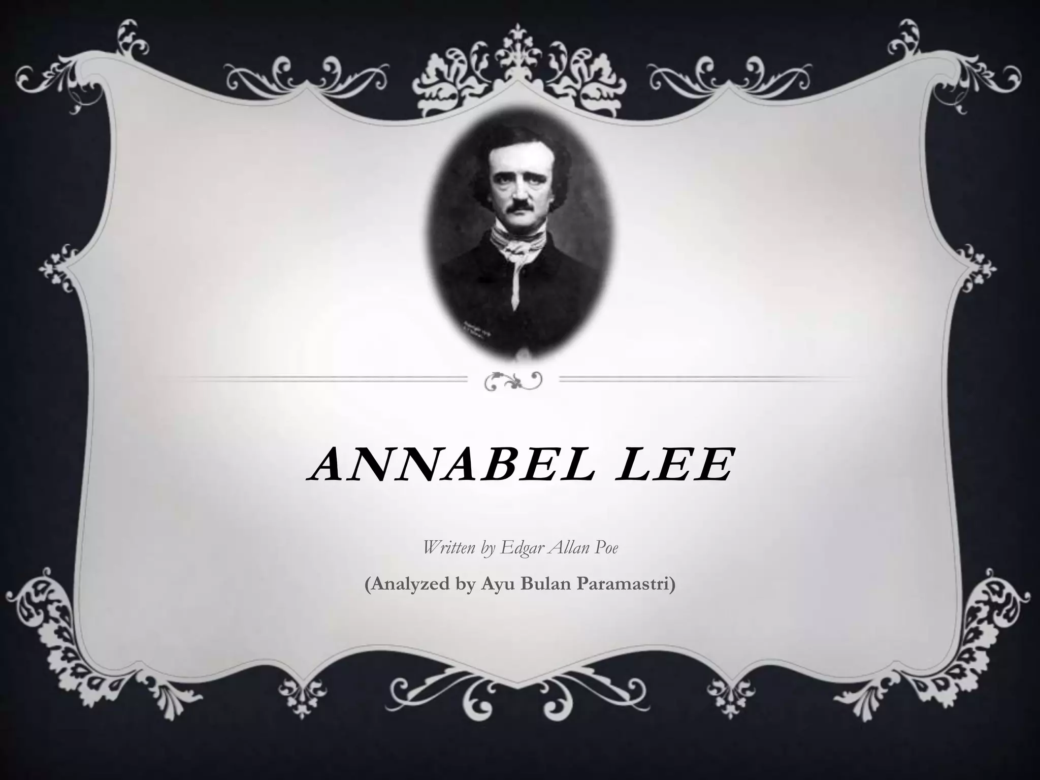 PowerPoint Poetry Blog Annabel Lee by Edgar Allan Poe | PPT