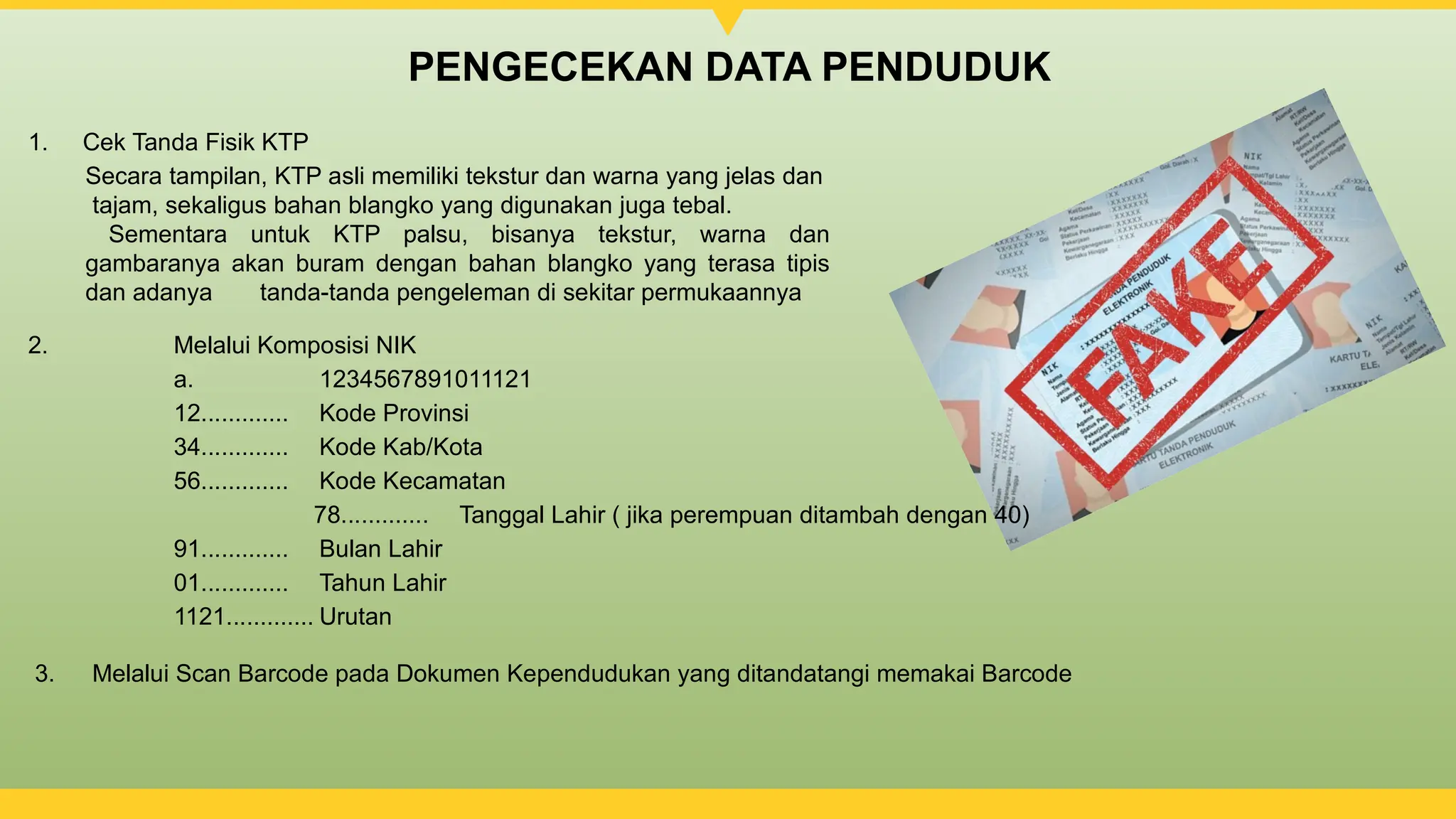 Powe point kepala dinas kependudukan dan pencatatan sipil | PPTX