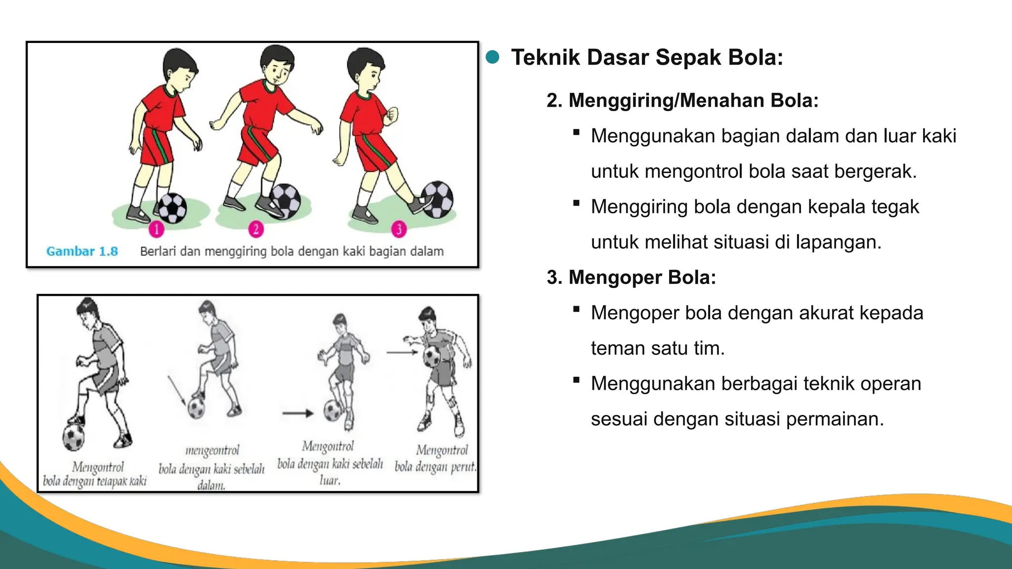 PPT Pola gerak dasar manipulatif permainan sepak bola | PPTX