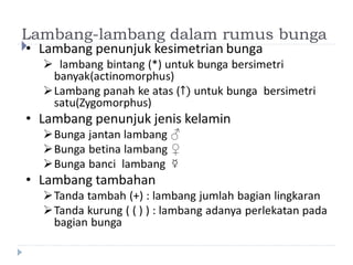 Power Point Penyerbukan, Rumus Bunga, dan | PPTX