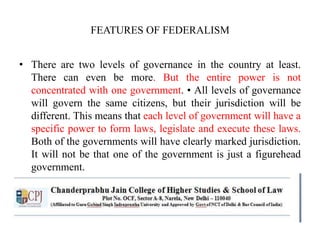 PPT_Political Science - II - Unit 1 - Federal Form of Govt.ppt ...