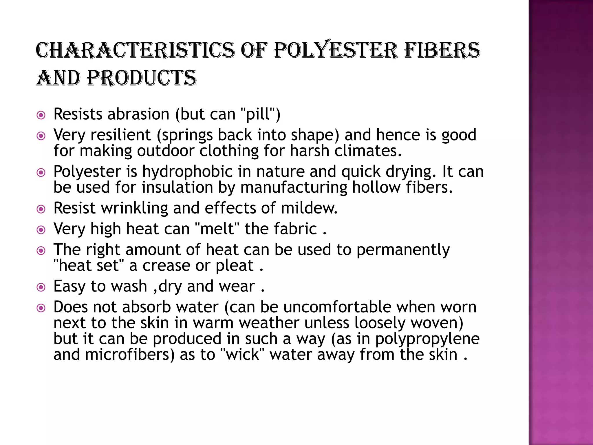 polyester presentation | PPTX