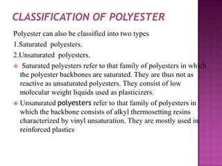 polyester presentation | PPTX