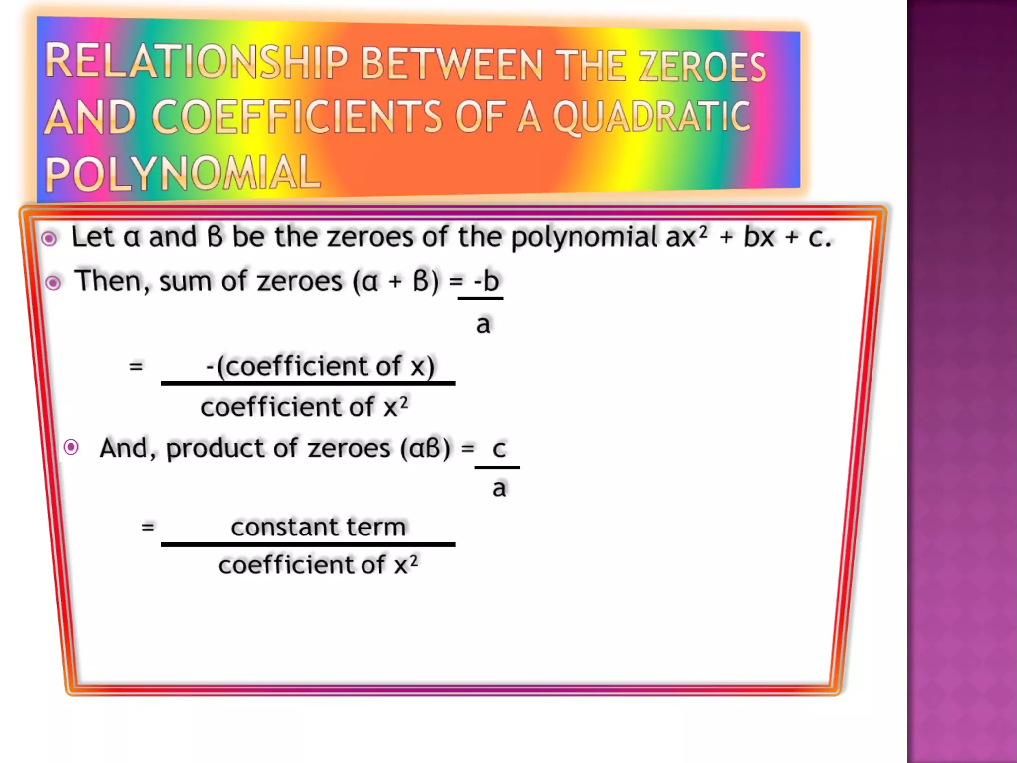 Ppt polynomials,class xth | PPT