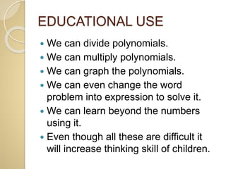 Ppt polynomials(prince) | PPT