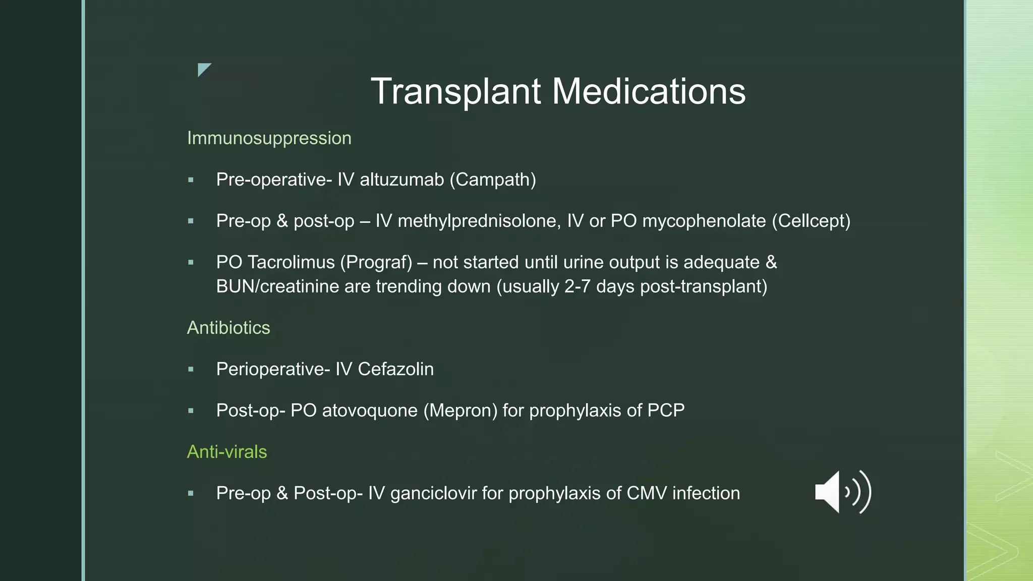 Presentation: PEDIATRIC KIDNEY TRANSPLANTATION: POST-OPERATIVE NURSING ...