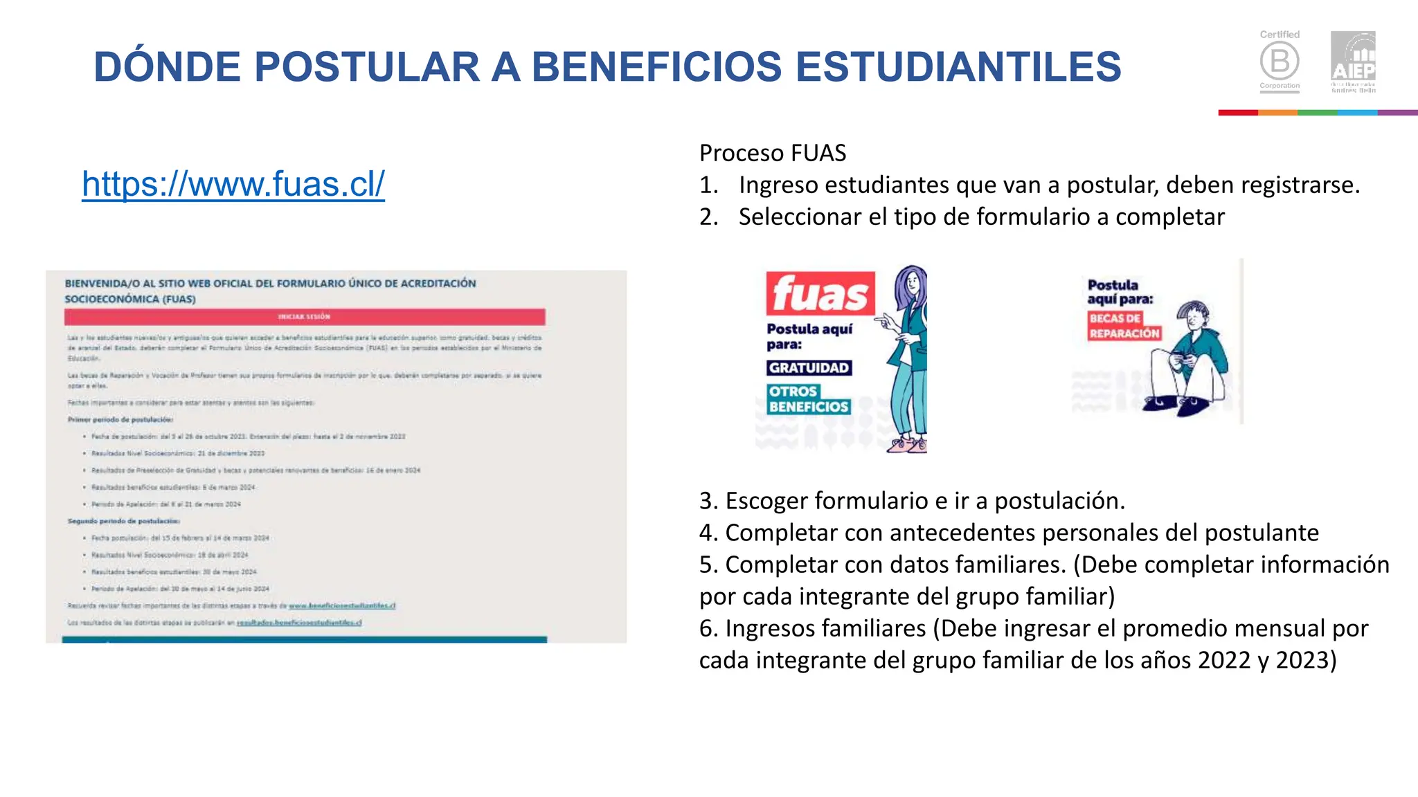 Requisitos para postular al fuas como guía para comprender su ...