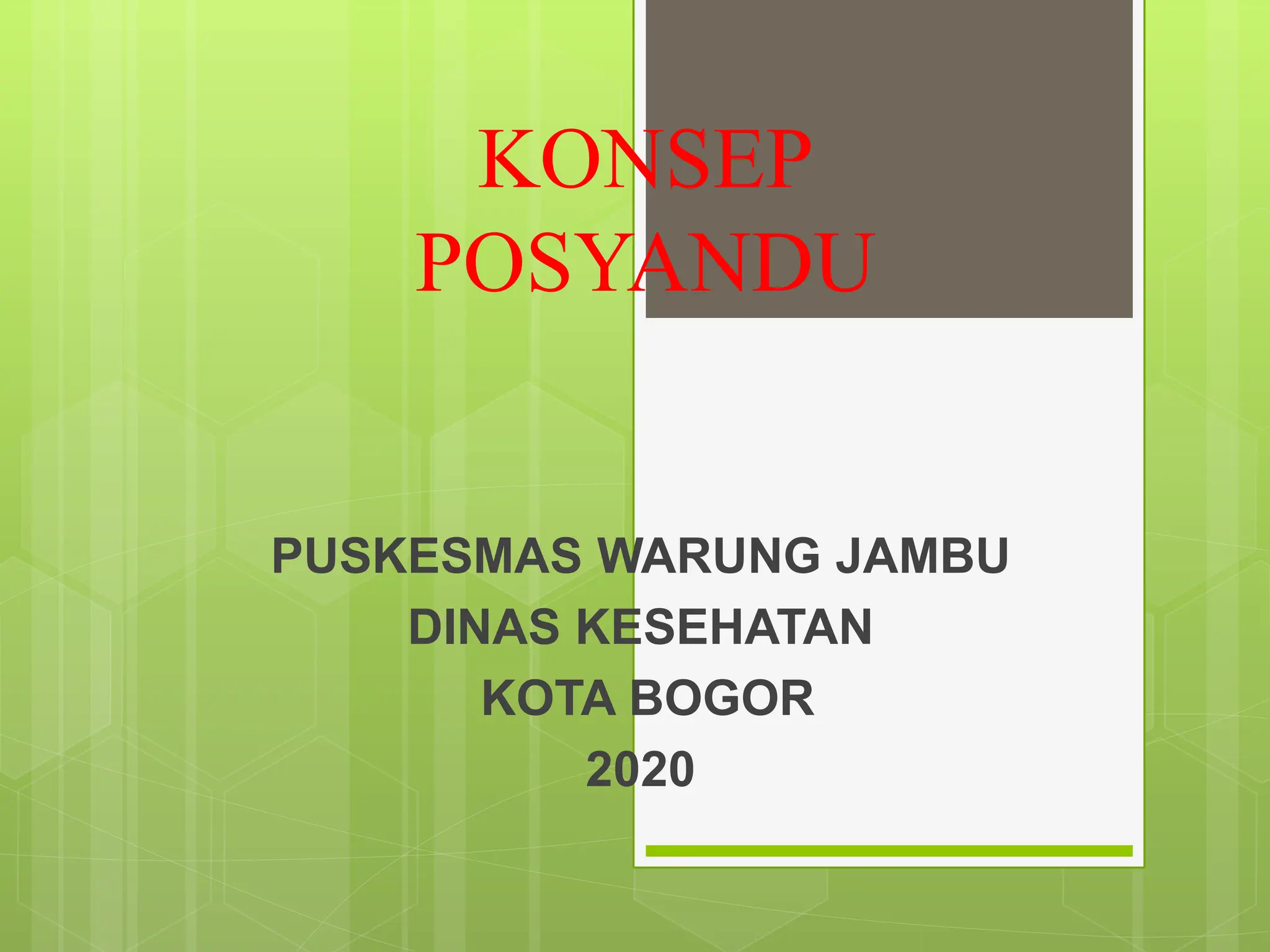 ppt posyandu pelatihan kader KDH 2020.ppt