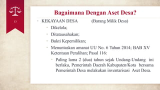 PPT POTENSI PENYALAHGUNAAN DANA DESA NEWW.pptx