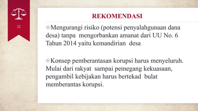 PPT POTENSI PENYALAHGUNAAN DANA DESA NEWW.pptx