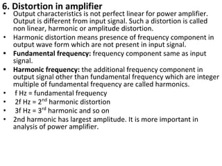 Introduction to Power amplifier and its types | PDF
