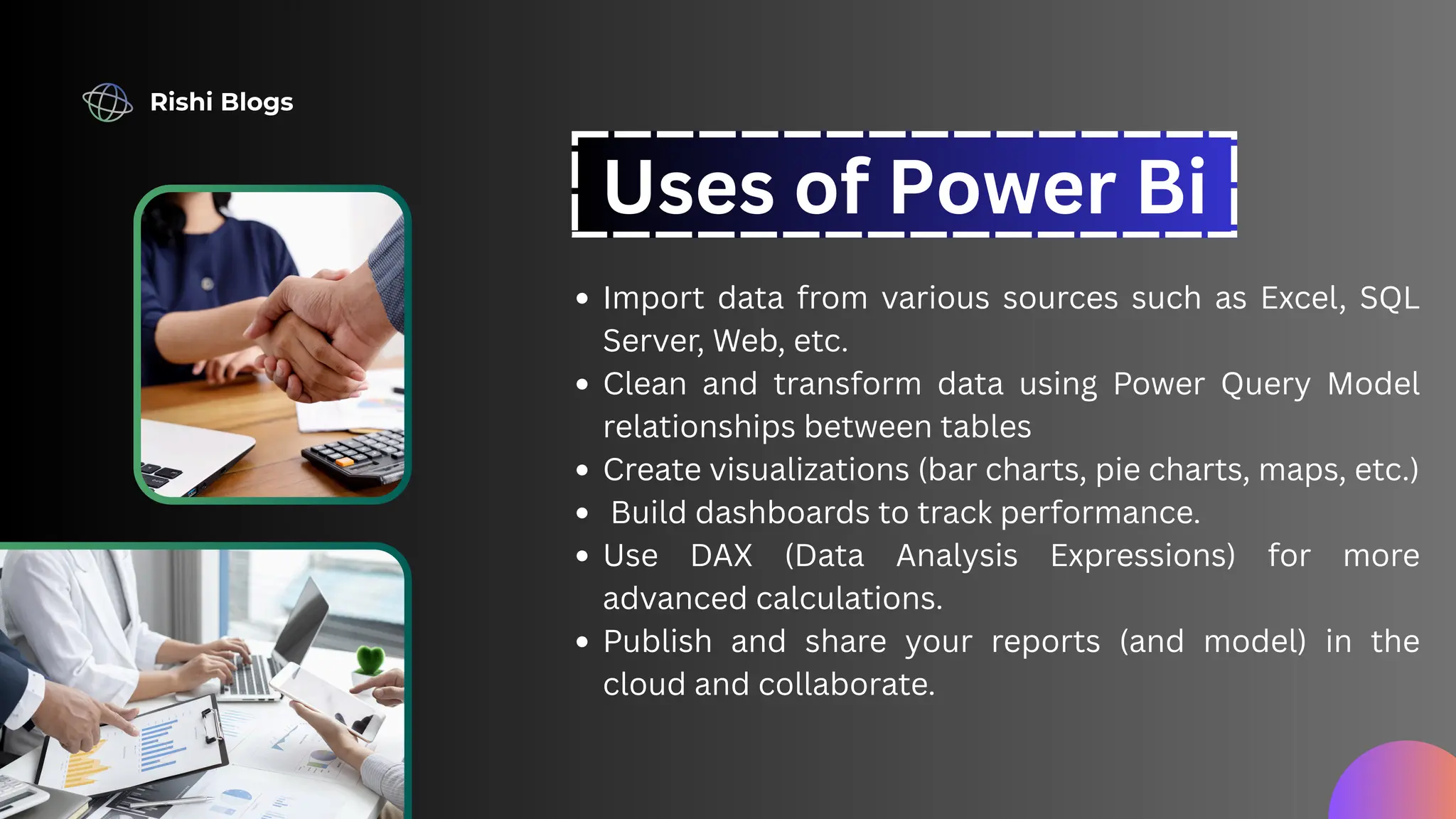 Introduction to Power BI it's components, uses and employment opportunities. | PDF