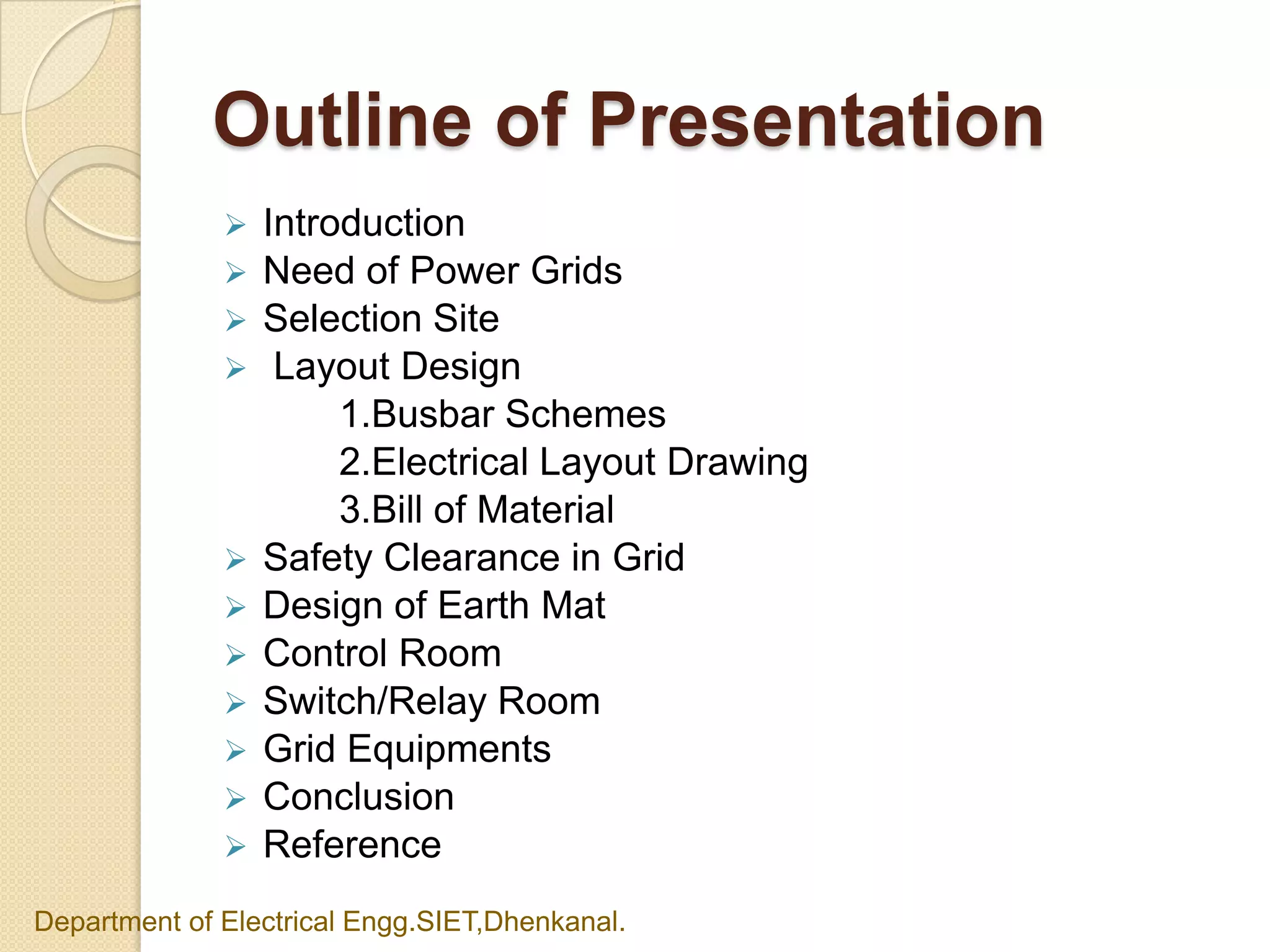Ppt power grid design | PPTX