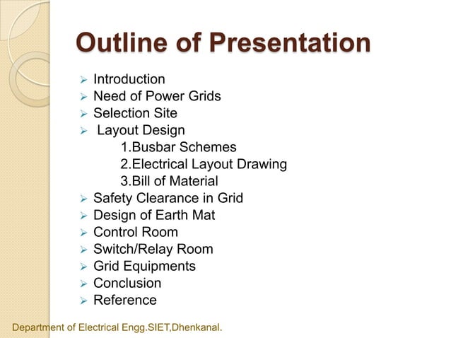 Ppt power grid design | PPTX