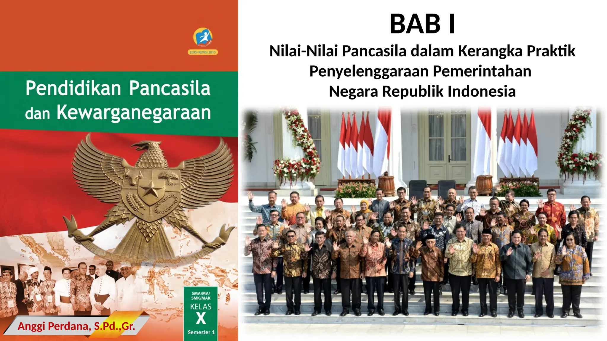 PPT PPKn X Semester 1 Bab 1 kurikulum merdeka | PPTX