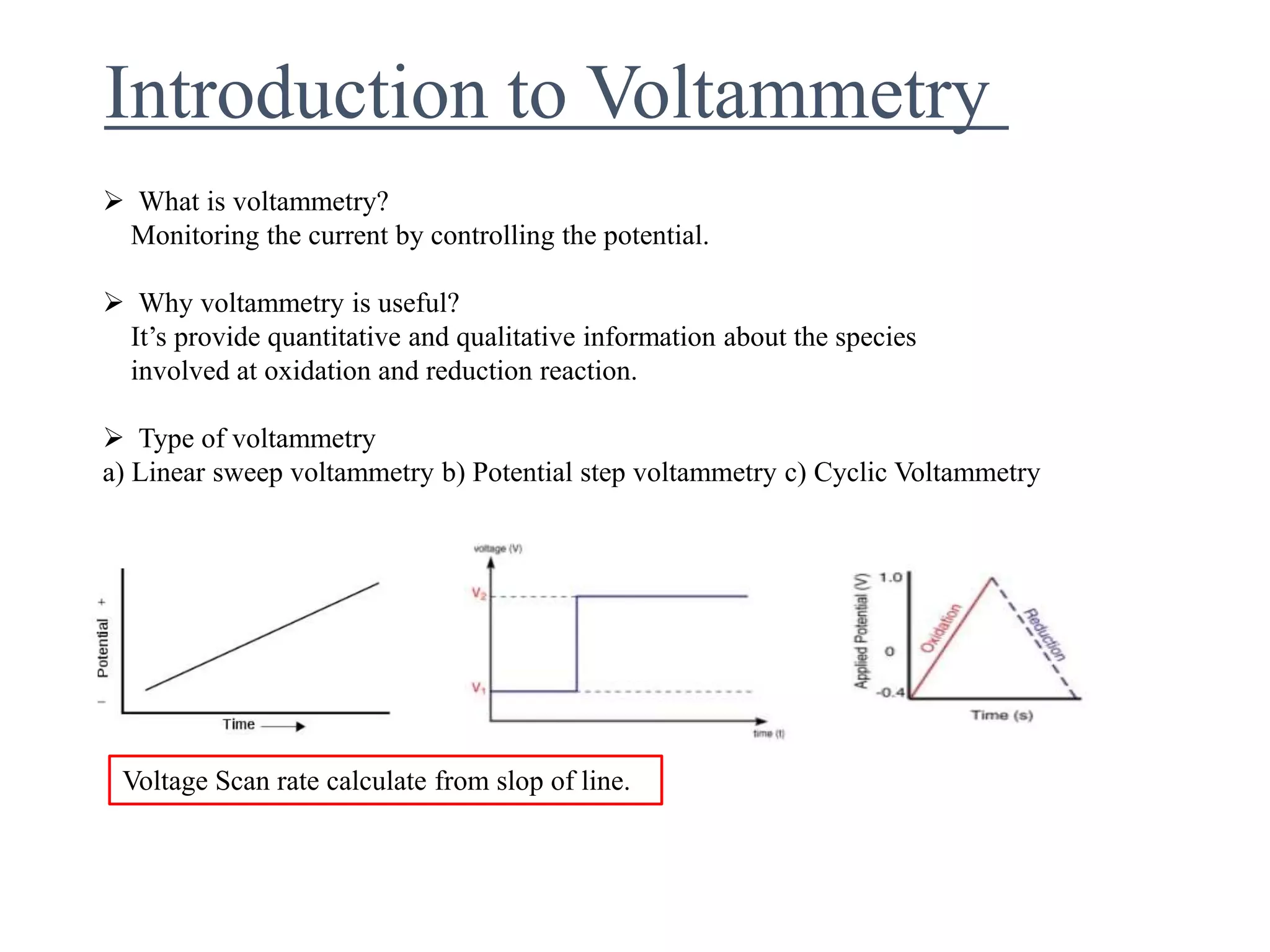 Cyclic Voltametery | PPTX