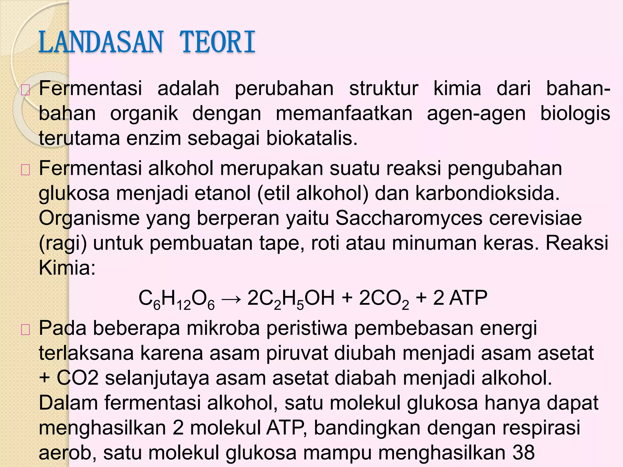 Ppt praktikum fermentasi | PPTX