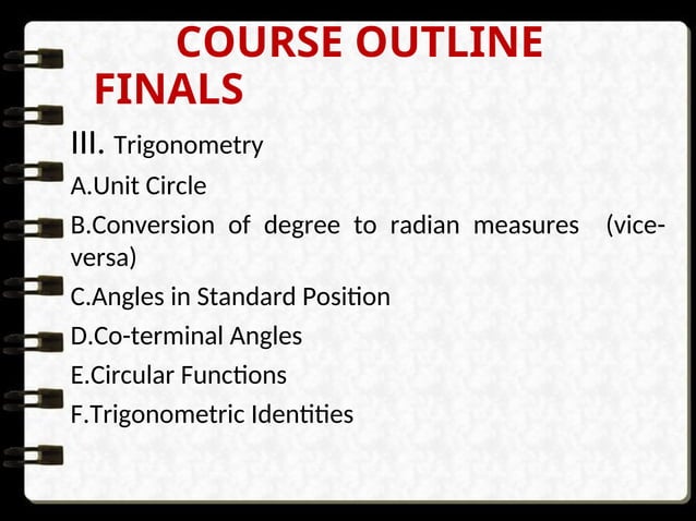 Pre CAlculus powerpoint................. | PPT