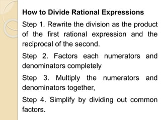 Presentation on Rational Expressionspptx | PPT