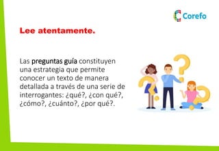Preguntas guía PARA TERCER GRADO DE PRIMARIA FACIL Y DIVERTIDO | PPTX