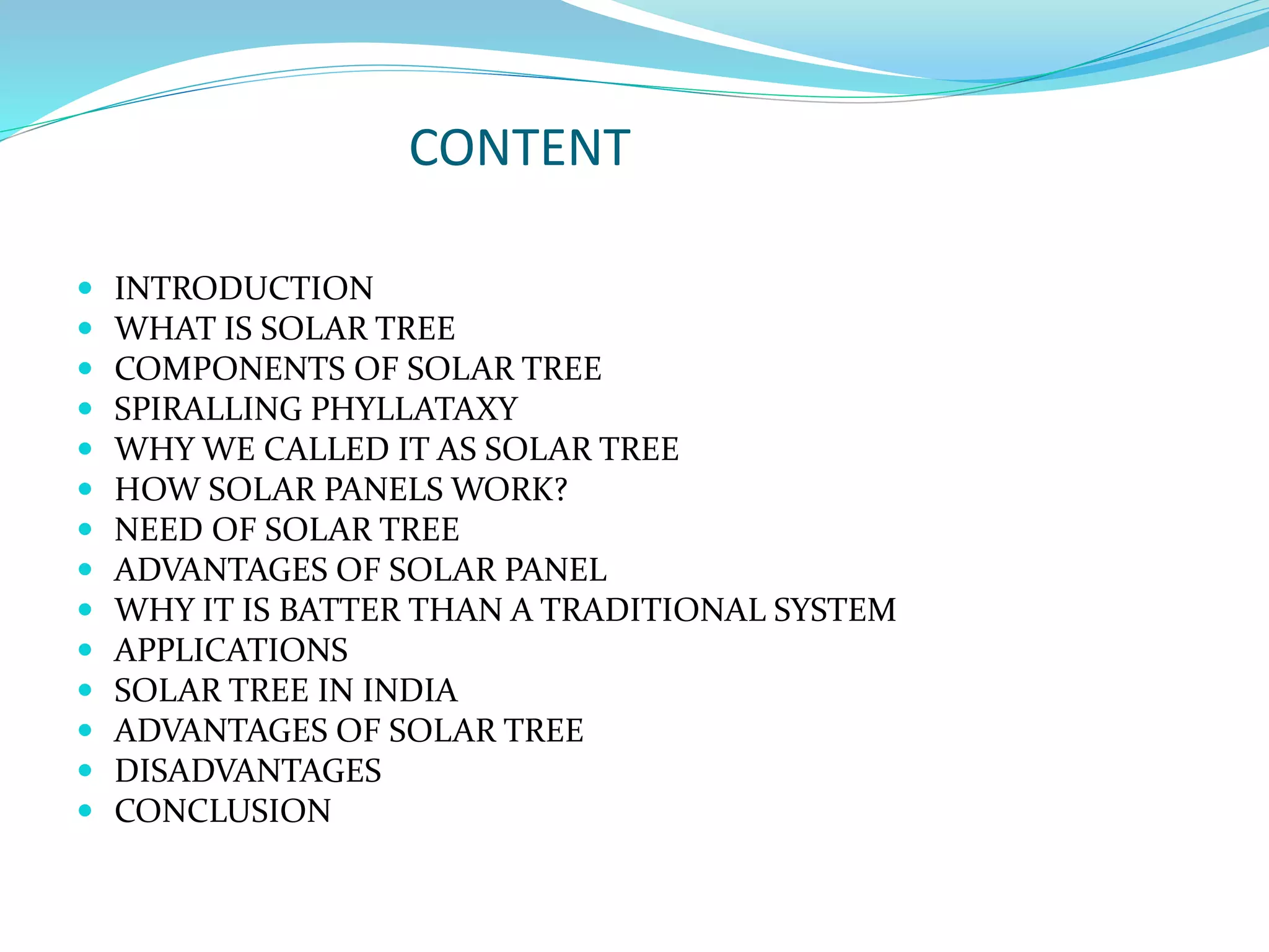 ppt on solar tree | PPT