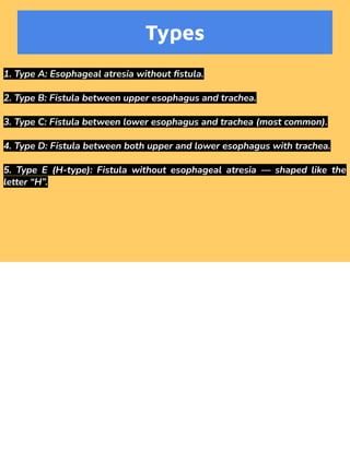 PPT on Teacheoesophageal fistula Child health nursing | PDF