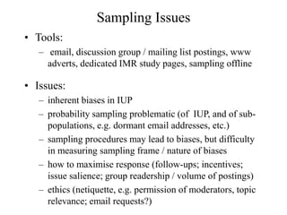 Designing Research Tools Presentation Tool | PPT