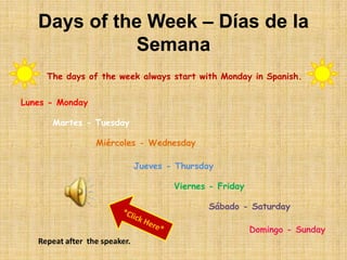 Español (Spanish) for Beginners | PPTX