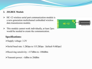 Aircraft Anti collision system using ZIGBEE Communication | PPSX