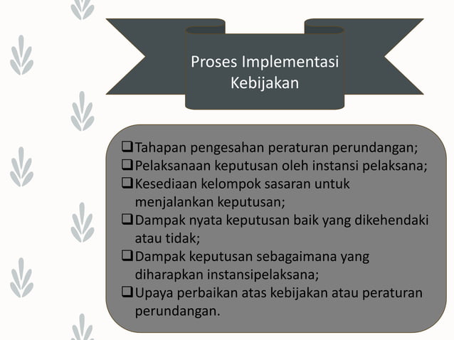 Implementasi Kebijakan | PPTX