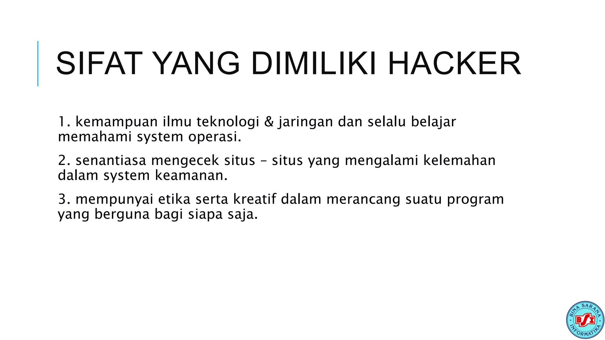 Ppt presentasi eptik (hacking) | PPTX