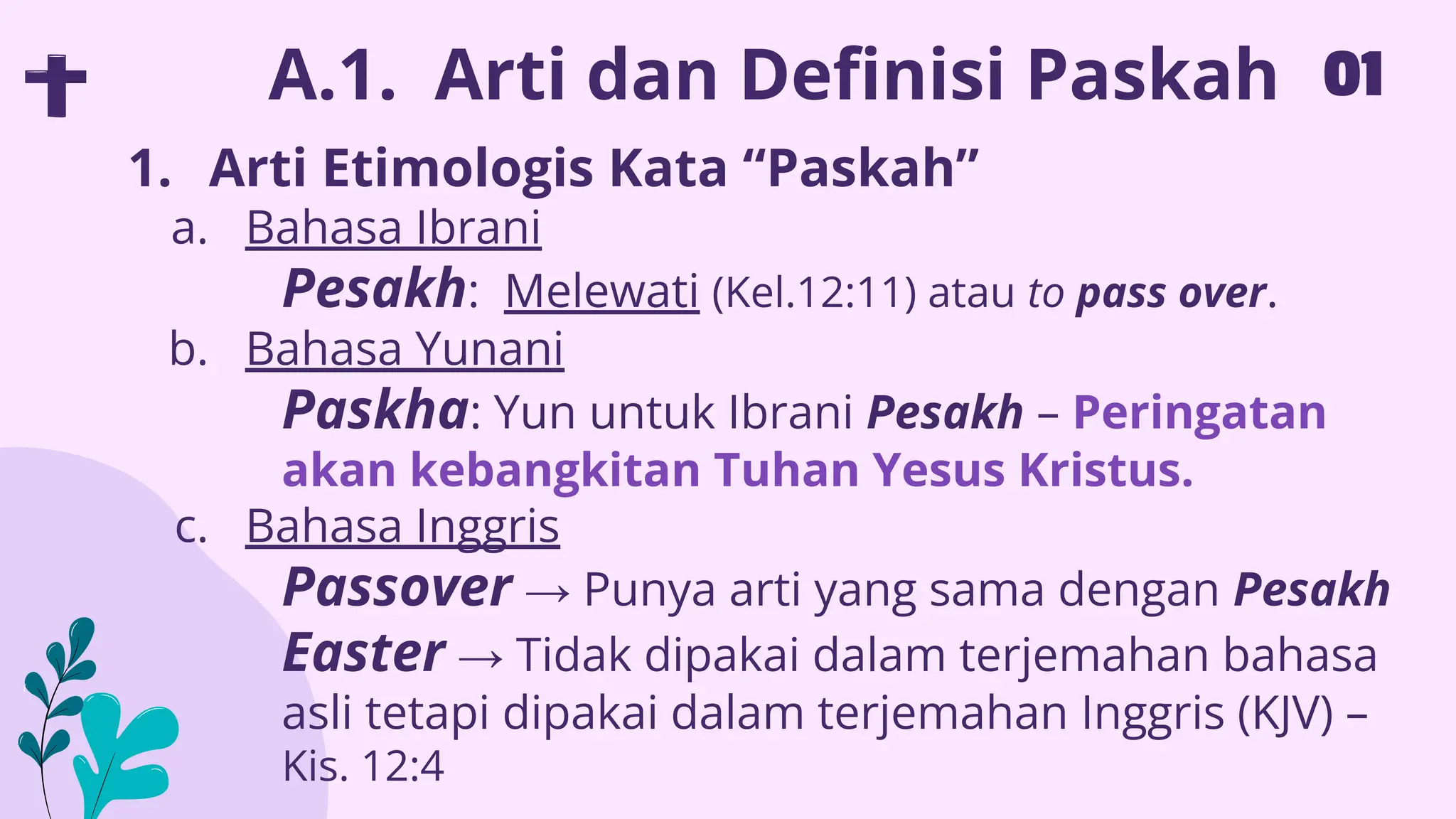 Kelas Ministry Learning Center "Memahami Makna Paskah" | PDF