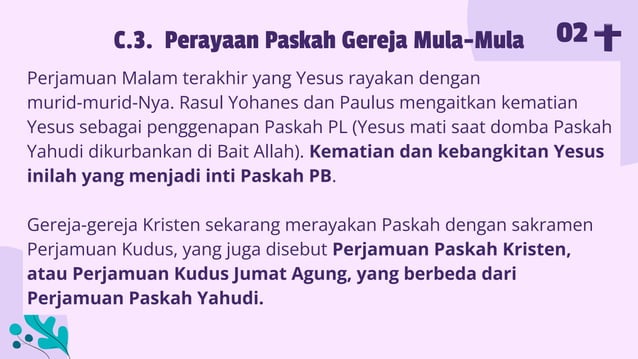 Materi kelas Ministry Learning Center - Memahami Makna Paskah | PDF